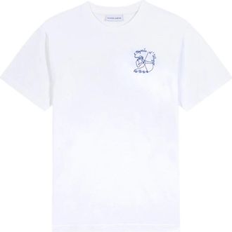 Maison Labiche Homme, Tops, Blanc, Taille: XL Tee-shirt Patureau Ulysse