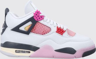 Nike Air Jordan 4 Retro High-Top-Sneaker aus zweifarbigem Leder mit Logo hinten