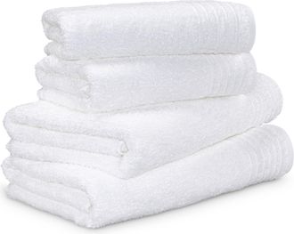 M&ouml;ve Handtuchset New Classic 4-TLG Handt&uuml;cher - 2X 50x100cm + 2X 67x140cm, 100% Baumwolle