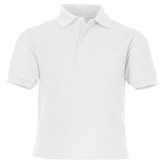 Fruit Of The Loom Fruit of the loom Jungen 65/35 Polo Kids Poloshirt, Wei&szlig; (White 000), 152 (Herstellergr&ouml;&szlig;e: 12-13)