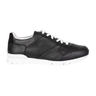 Kiton Leather Deer Crocodile Sneakers - - Shoes - Herren - Schwarzk - 43 1/2 EU