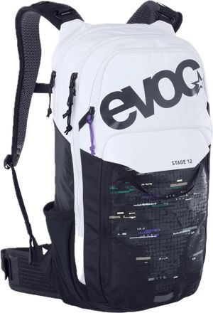 Evoc STAGE 12, Backpack (verstellbare Schultergurte durch BRACE LINK, AIR FLOW CONTACT SYSTEM, Wanderrucksack mit Trinkblasenfach, Werkzeugfach und Komprim