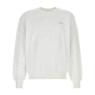 Kenzo Signature Sweatshirt mit Stickerei - - Sweatshirts & Hoodies - Herren - Wei&szlig; - L