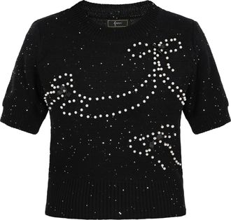 Faina Pullover Frauen Schwarz