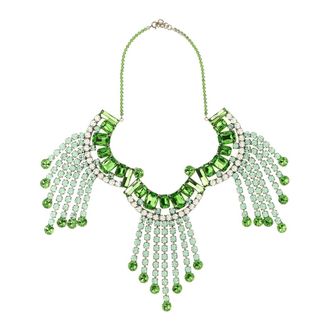 Dries Van Noten Collier orn&eacute; - Femme - Accessoires - Vert - Taille: ONE Size