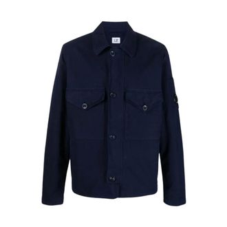 C.P. Company C.p. Company, Homme, Vestes, Bleu, Taille: 2XL Lens Jacket
