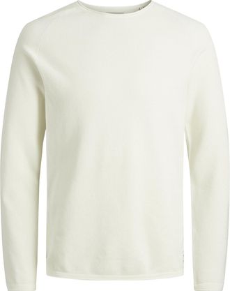 Jack & Jones Herren Strickpullover Rundhals Basic Langarm Sweater Baumwolle Shirt JJEHILL
