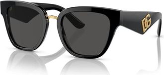 Dolce & Gabbana Elegante DG Crossed Sonnenbrille - - Accessories - unisex - Schwarzk - 51 MM