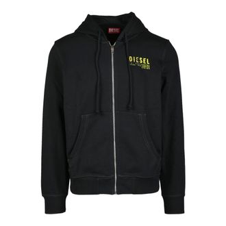 Diesel Herren, Sweatshirts & Hoodies, Schwarzk, SGröße