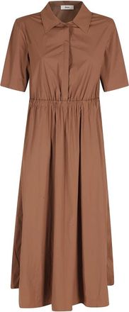 Herno Femme, Robes, Brun, Taille: 38 FR Robe en nylon stretch l&eacute;ger