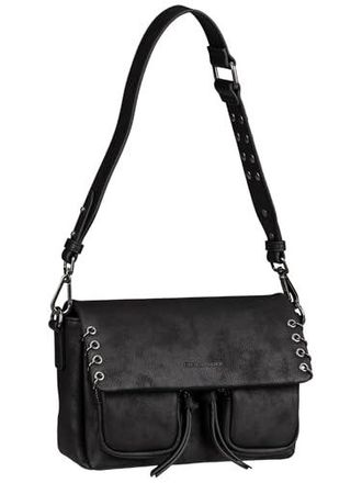 Fredsbruder Cuir sac &agrave; &eacute;paule bandouli&egrave;re Rebel At Heart Shoulderbag Black noir
