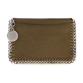 Stella McCartney Falabella Kartenetui Flach - - Bags - Damen - Gr&uuml;n - ONE SIZE