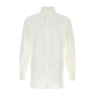Maison Margiela Chemise en popeline - Homme - Chemises - Blanc - Taille: 3XS