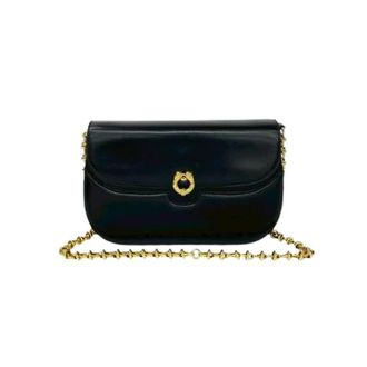 Gucci Pre-owned Schultertasche mit Kette aus Kalbsleder - - Pre-owned - Damen - Schwarzk - ONE SIZE
