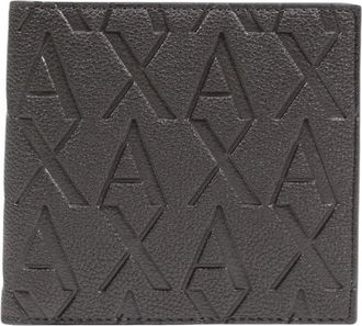 A|X Armani Exchange Homme, Accessoires, Brun, Taille: ONE Size Portefeuille en polyester avec compartiments et poches int&eacute;rieures