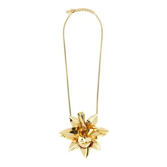 Paco Rabanne Femme, Accessoires, Jaune, Taille: ONE Size Flower Pendant Necklace