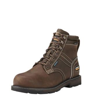 Ariat Ariat Groundbreaker 6 Lace Steel Toe Waterproof Work Boot
