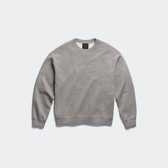 Canada Goose Rove Sweatshirt mit Stickerei (M&auml;nnlich, Stone Heather, S)