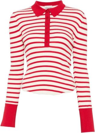 Semicouture Femme, Tops, Rouge, Taille: 38 FR Polo Ray&eacute; C&ocirc;tel&eacute;
