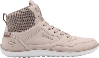 Kangaroos Damen K-BF Sleet Mid Sneaker, Crystal Gray/Stone Brown, 40 EU