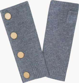 Kujten Mitaines cachemire avec boutons, 4 fils - Mitaines Salen