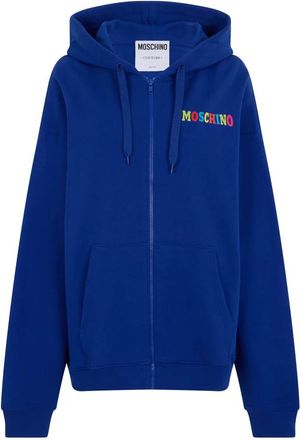 Moschino Homme, Sweatshirts et sweats &agrave; capuche, Bleu, Taille: 3XL SweaT-shirt &agrave; capuche