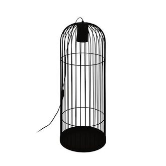 Eglo Stehlampe Latchely, 1 flammige Stehleuchte Vintage, Industrial, Retro, Dekolampe, Standleuchte aus Stahl mit Platz f&uuml;r Deko, Wohnzimmerlampe in Schwar