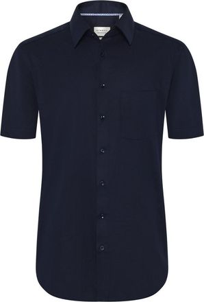Eterna Kurzarmhemd aus Baumwolle mit Struktur, Modern Fit in