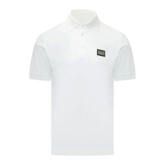 Dolce & Gabbana Homme, Tops, Blanc, Taille: M Polo M/C