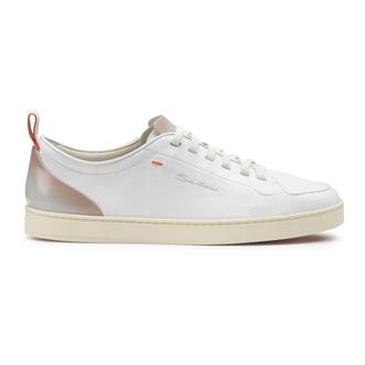 Santoni Baskets D&eacute;contract&eacute;es - Homme - Chaussures - Blanc - Taille: 41 EU