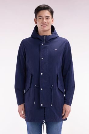 Eden Park Parka L&eacute;g&egrave;re &Agrave; Capuche Int&eacute;gr&eacute;e Marine