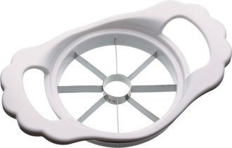 KitchenCraft Kitchen Craft Apfelentkerner und -schneider, Edelstahl/Kunststoff, Weiß, 11 cm, KCWEDGER