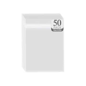 Golden State Art 50 Stück säurefreie transparente Hüllen für 40,6 x 50,8 cm große Bilderrahmen