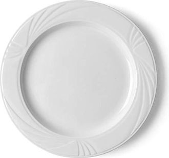 Holst Porzellan Alumina Teller flach 27 cm Reliefform Lubin