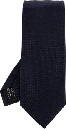 Tom Ford Cravate en soie - Homme - Accessoires - Bleu - Taille: ONE Size