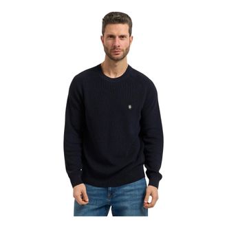 HUGO BOSS Homme, Pulls, Bleu, Taille: 2XL Ullian Ribbed Sweater