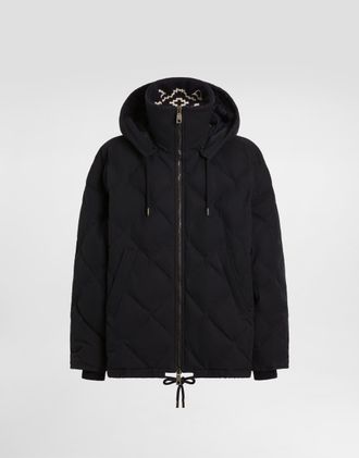 Dolce & Gabbana Steppjacke Aus Baumwolle Mit Wattierung - Mann M&auml;ntel Und Jacken Blau 52