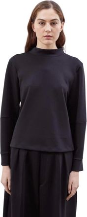 Meimeij Femme, Tops, Noir, Taille: 40 FR Haut col scuba pour femmes