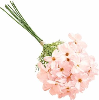 Loberon Deko-Blumenstrau&szlig; Tilla, K&uuml;nstliche Cosmea, Realistische Nachbildung, Romantischer Charme, f&uuml;r Immer Frisch, Kunstblume, Polyester, Eisen, Polyethylen