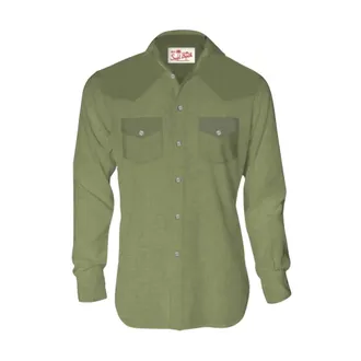 MC2 Saint Barth Leinen Herrenhemd - - Shirts - Herren - Gr&uuml;n - S