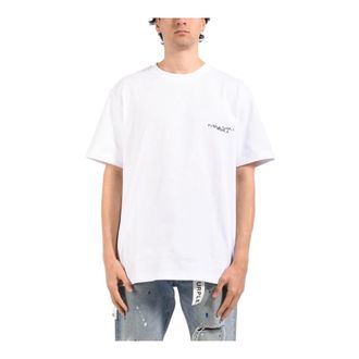 Purple Wavelength Tee - Homme - Tops - Blanc - Taille: XL