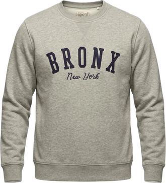 Bl'ker Sweatshirt Bronx New York - - Sweatshirts & Hoodies - Herren - Grau - L