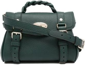 Mulberry Hobo Bags - Mini Alexa Green Leather Crossbody Bag - Gr. unisize - in Gr&uuml;n - f&uuml;r Damen