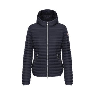 Colmar Femme, Vestes, Bleu, Taille: 34 FR Slim Hooded Down Jacket