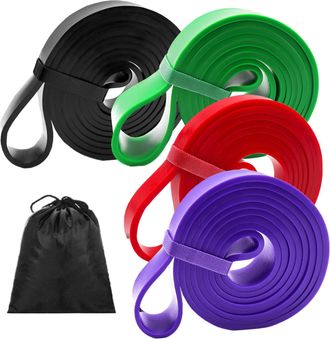 Generic Dehnb&auml;nder - Nat&uuml;rlicher Latex rutschfeste Tragbare Ausr&uuml;stung,Workout und Dehn&uuml;bungen | f&uuml;r -Fitnessstudio Outdoor Travel Training Yoga Fitness Pilat