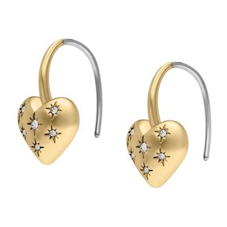 Fossil Femme, Accessoires, Jaune, Taille: ONE Size Boucles doreilles Sadie