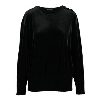 Emporio Armani Damen, Strickwaren, Schwarzk, LGr&ouml;&szlig;e