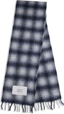 Maison Kitsun&eacute; Paris Scarf - Gray