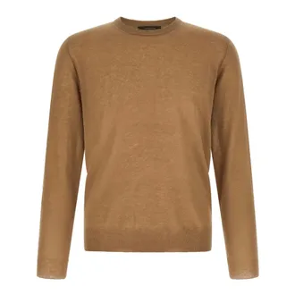 Zanone Homme, Pulls, Brun, Taille: 3XL Pull col rond