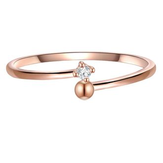 Glanzst&uuml;cke M&uuml;nchen Ring - Sterling Silber Ring Topas - Gr. 48 - in Gold - f&uuml;r Damen